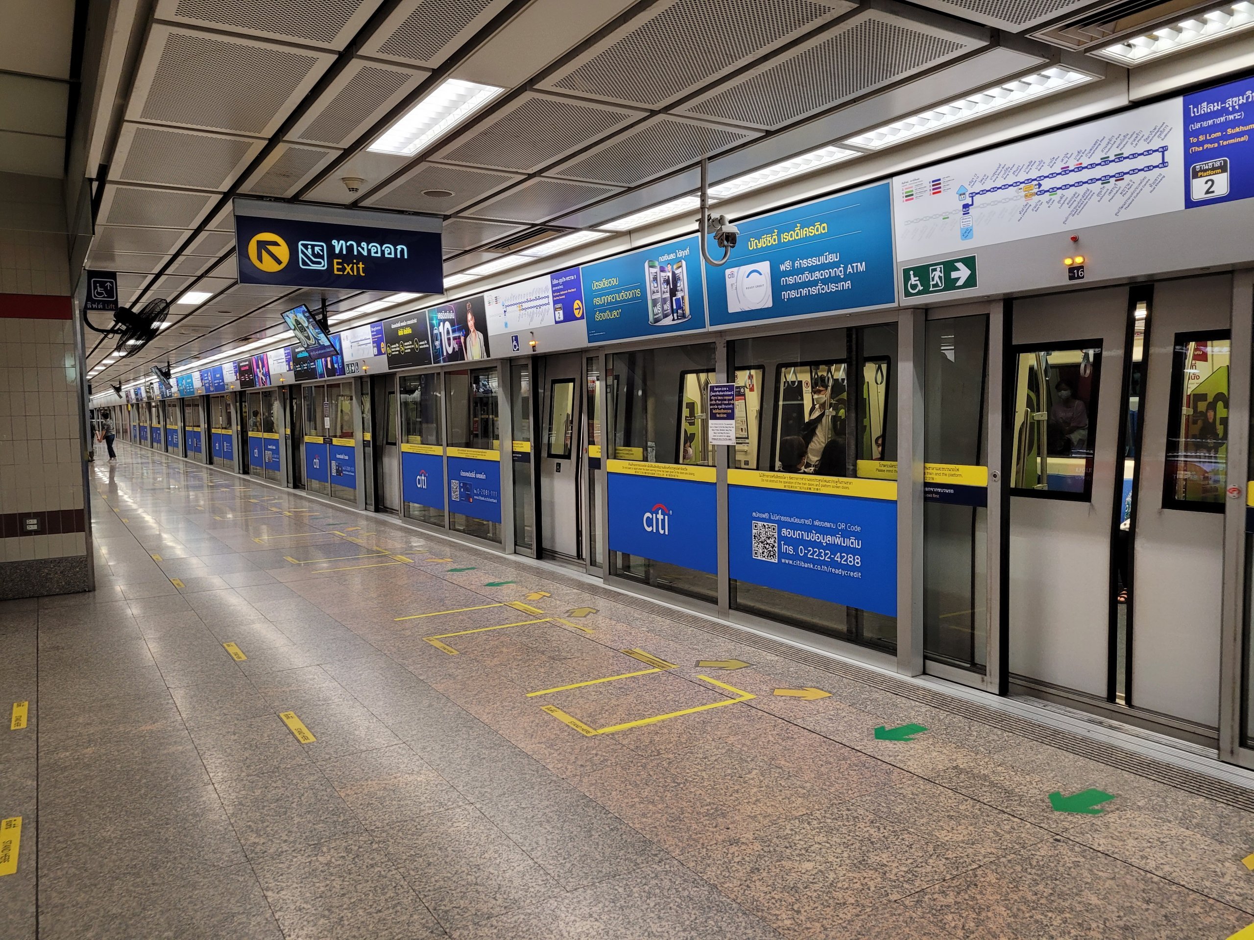 Metro Bangkok | mapa, cena jízdenky a naše zkušenosti