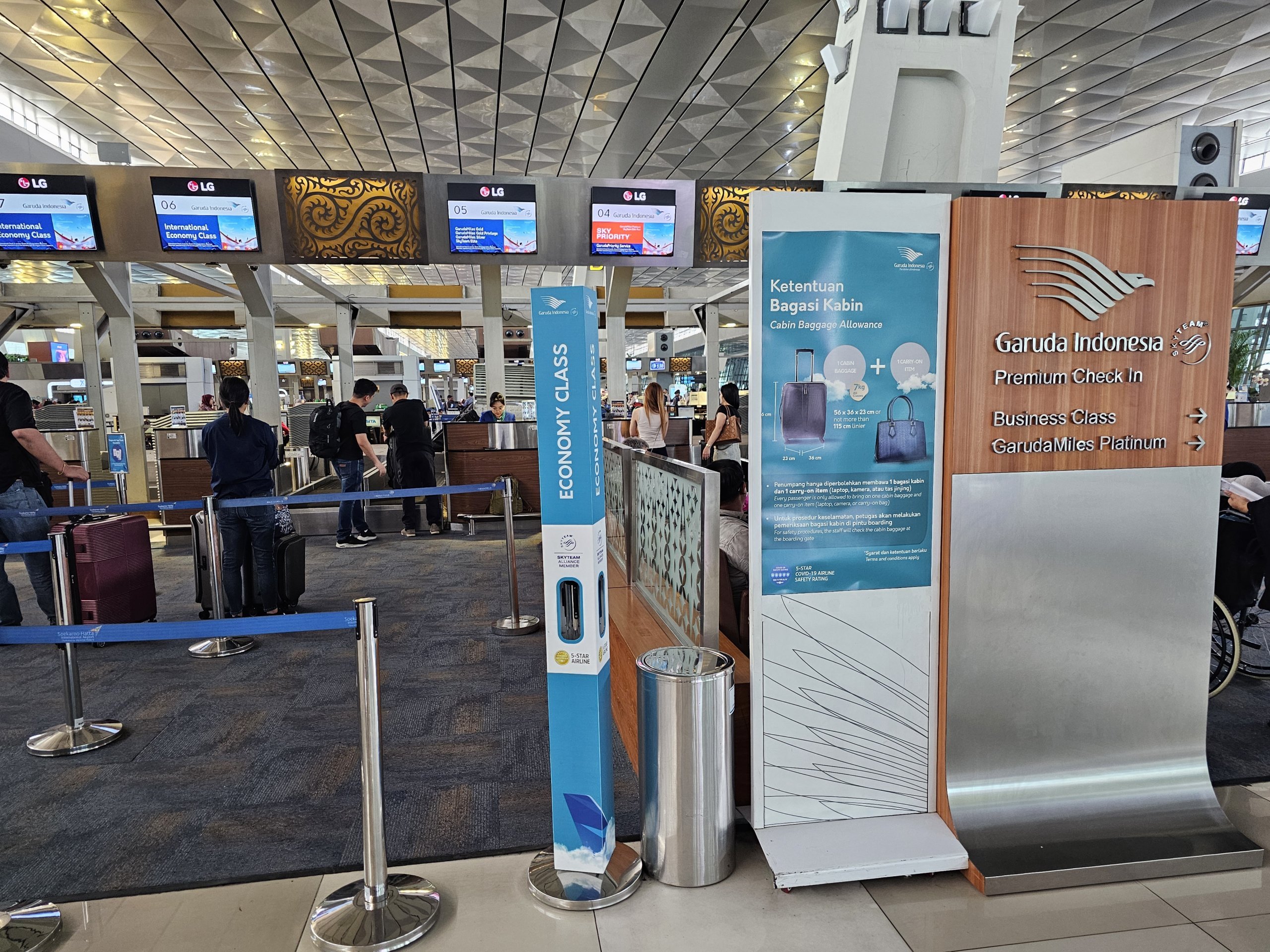 Garuda Indonesia check in - kdy a jak se odbavit