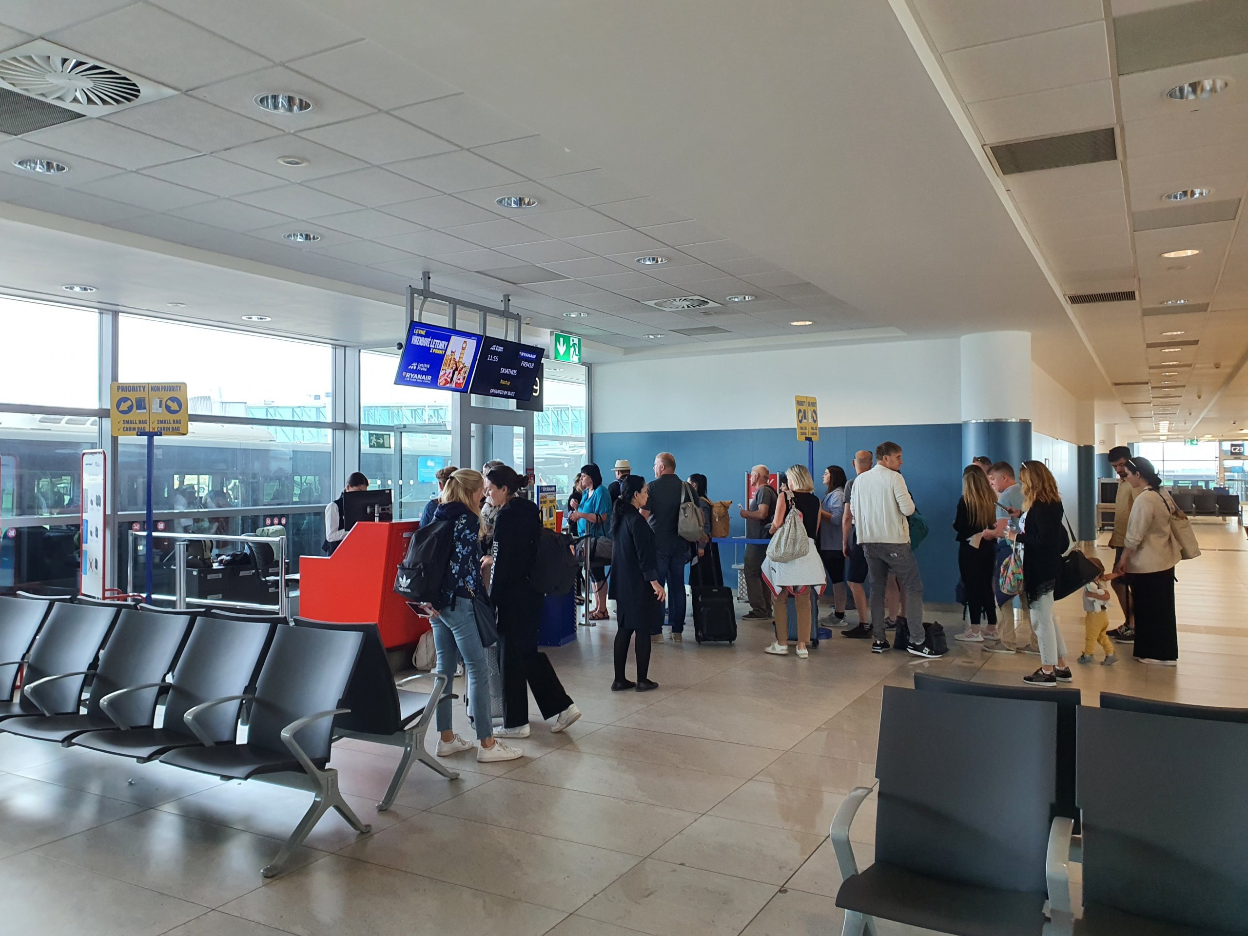 Prvním letem na Skiathos