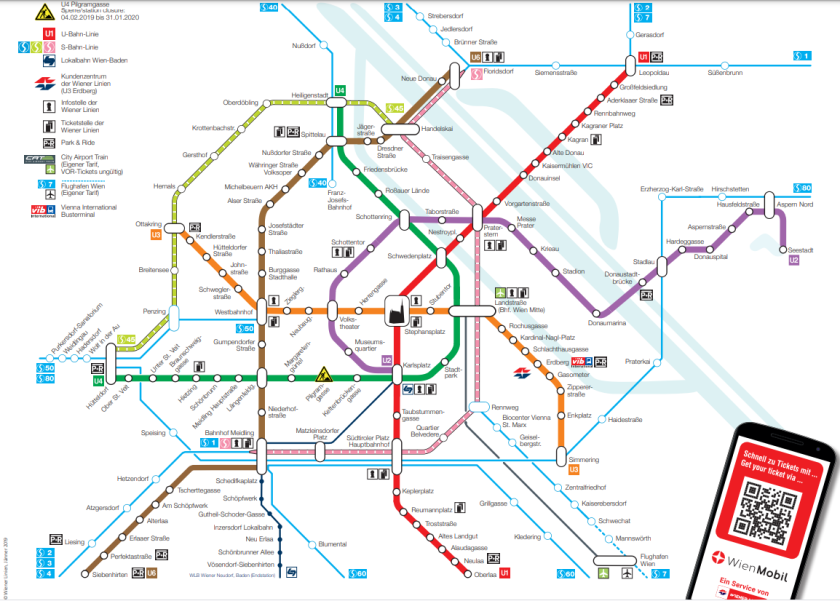 Metro Vídeň | mapa, cena jízdenky a naše zkušenosti